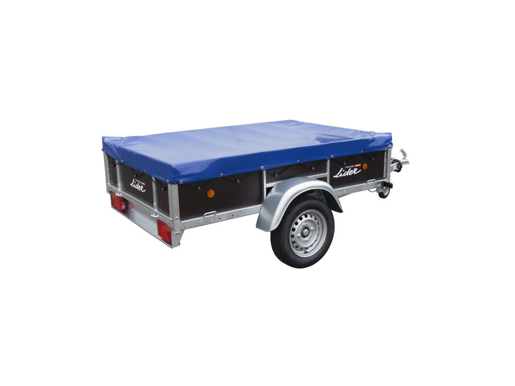 Lider single axle Wooden Sided Trailer 43440 201 x 133 x 40cm bed 750kg ...