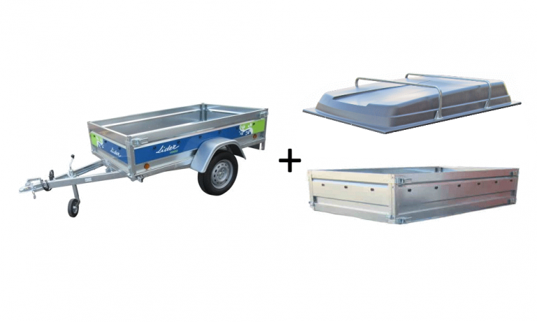 Lider Venise 39300 + Extension sides, ABS Lid & Carry Bars | Lider Trailers